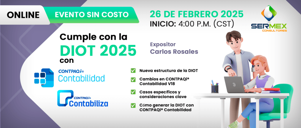 Cumple con la DIOT 2025 - Sermex